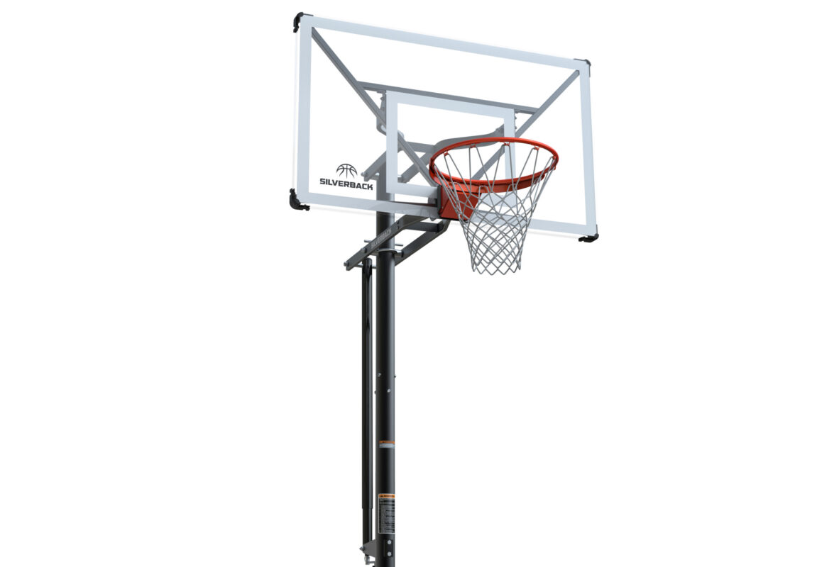 NBA 50″ Portable Basketball Hoop with Polycarbonate Backboard ...